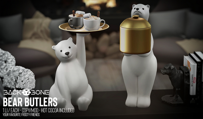 Second Life Marketplace - BackBone Bear Butlers